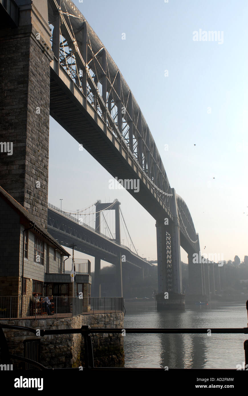 Tamar Bridge, Plymouth, Devon Stock Photo - Alamy