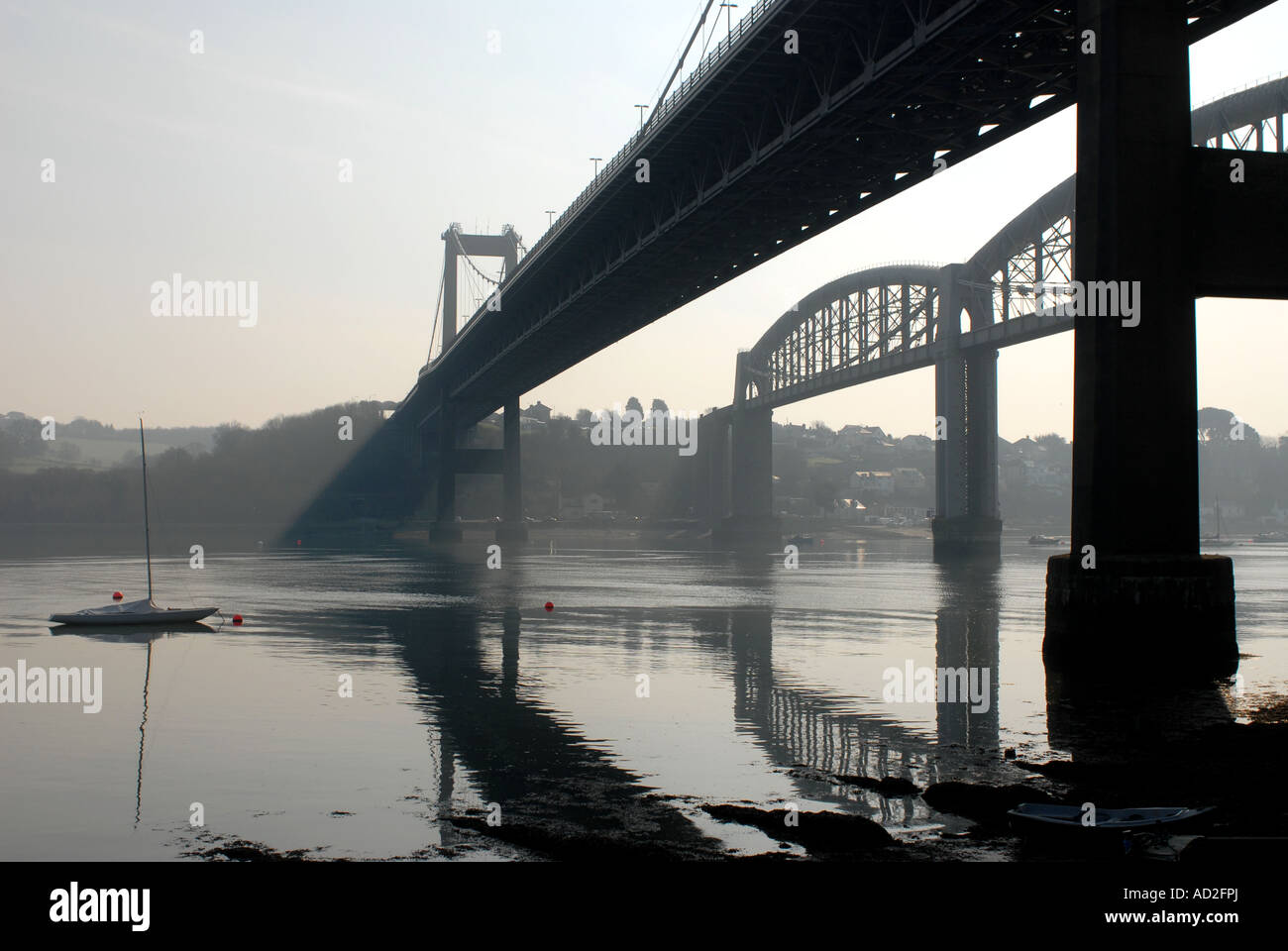 Tamar Bridge, Plymouth, Devon Stock Photo - Alamy