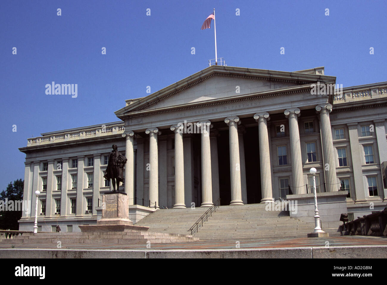 The Treasury Department Building, Washington, DC, USA Stock Photo - Alamy