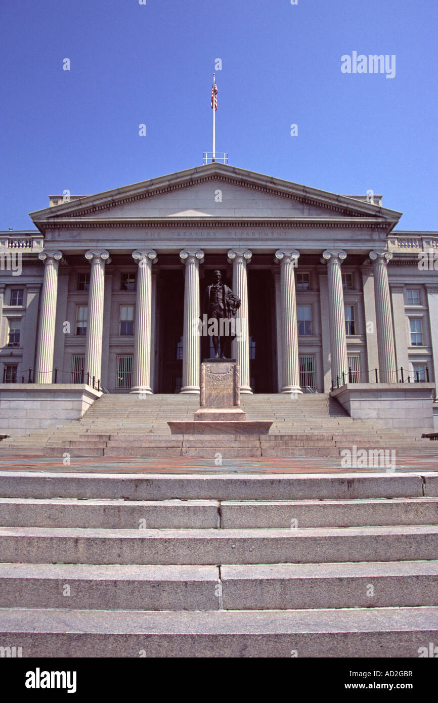 The Treasury Department Building, Washington, DC, USA Stock Photo - Alamy