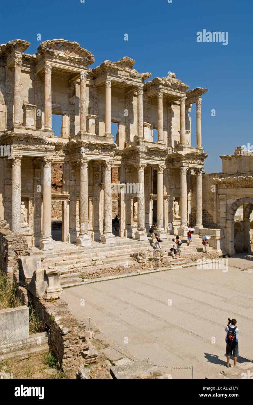 Celsus Library Ephesus Selcuk, Izmir Turkey Stock Photo - Alamy