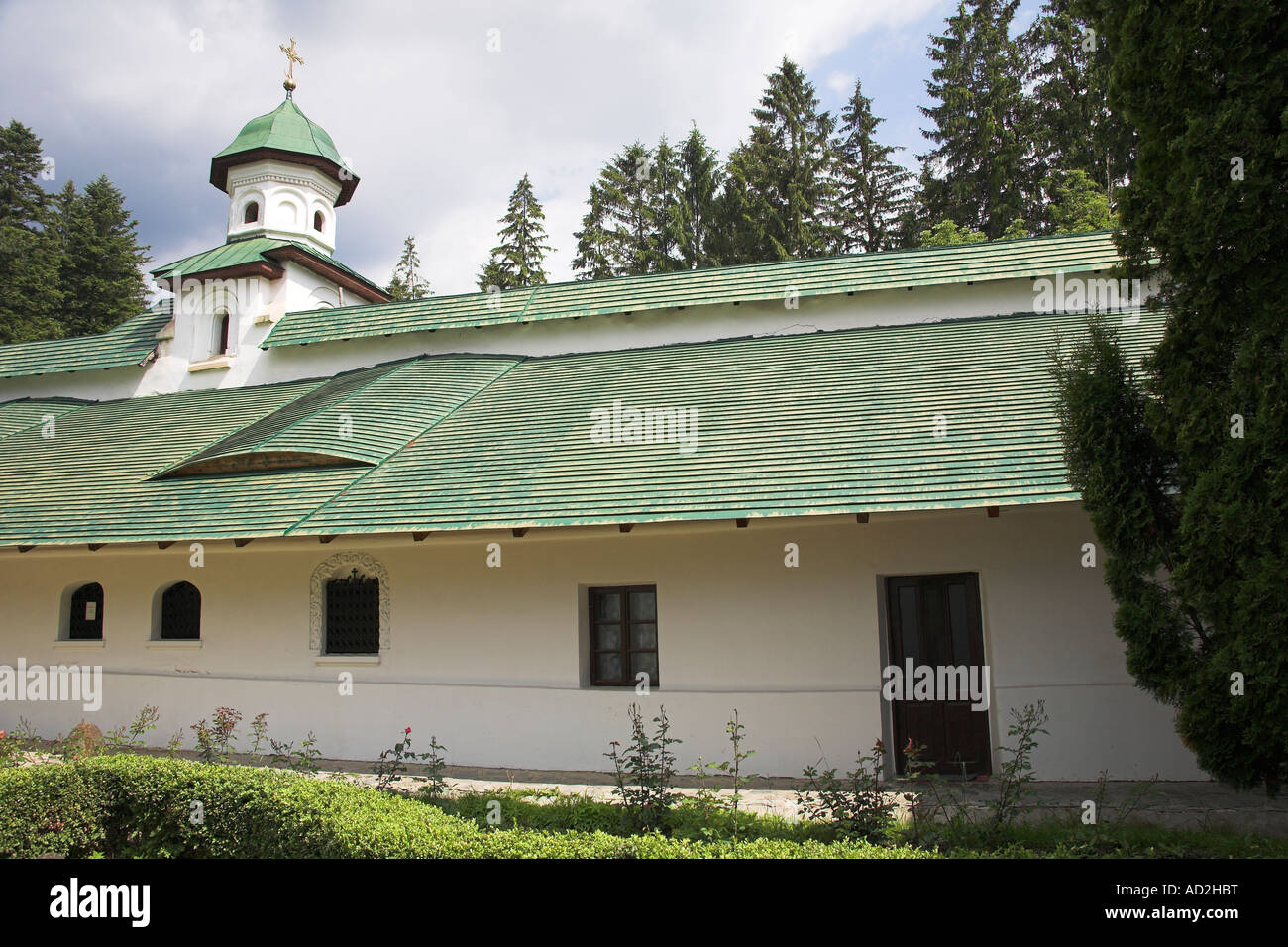 Dormitory, Old Church complex, Sinaia Orthodox Holy Monastery, Sinaia ...