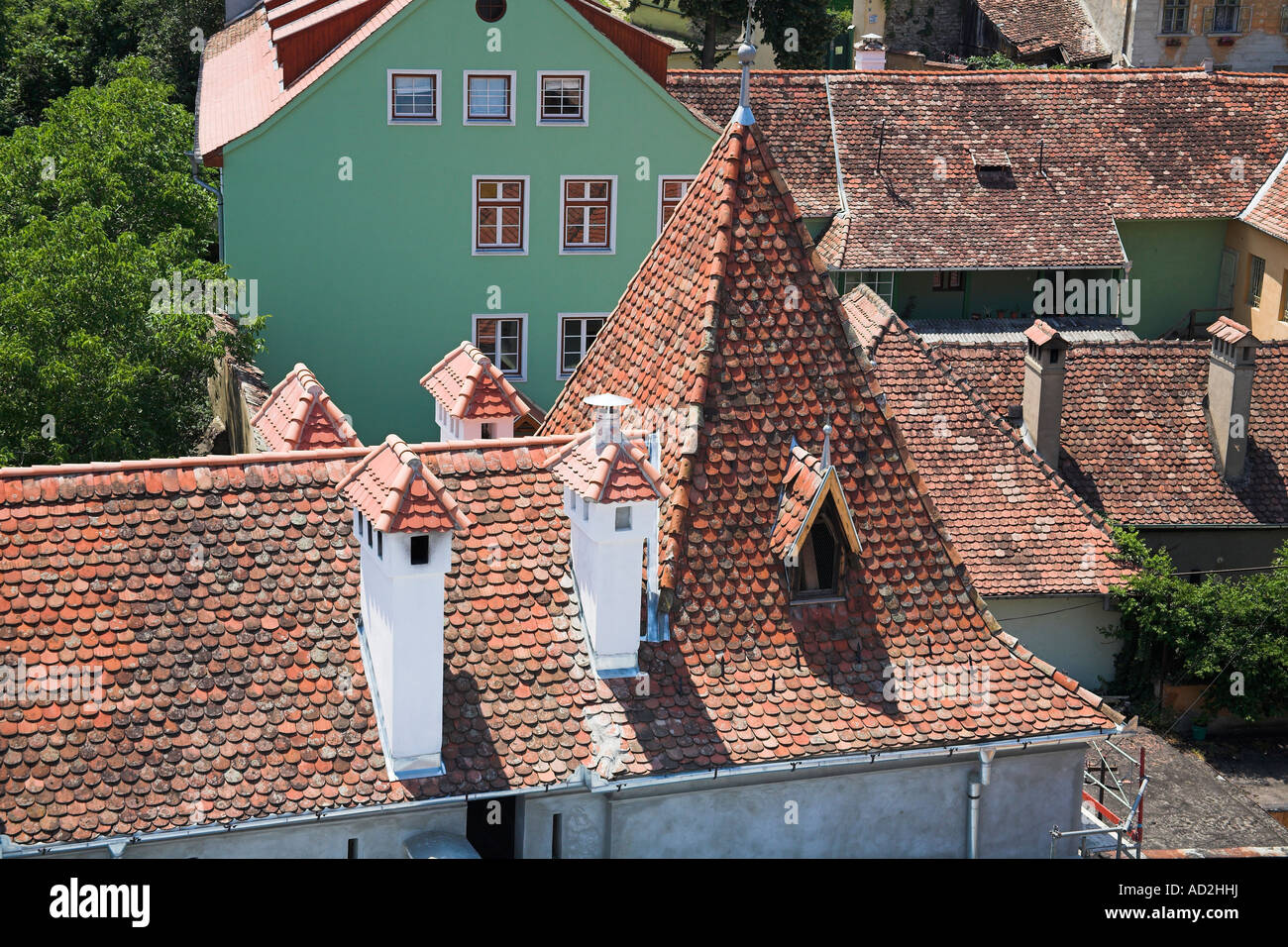 Terracotta tiled rooves hi-res stock photography and images - Alamy