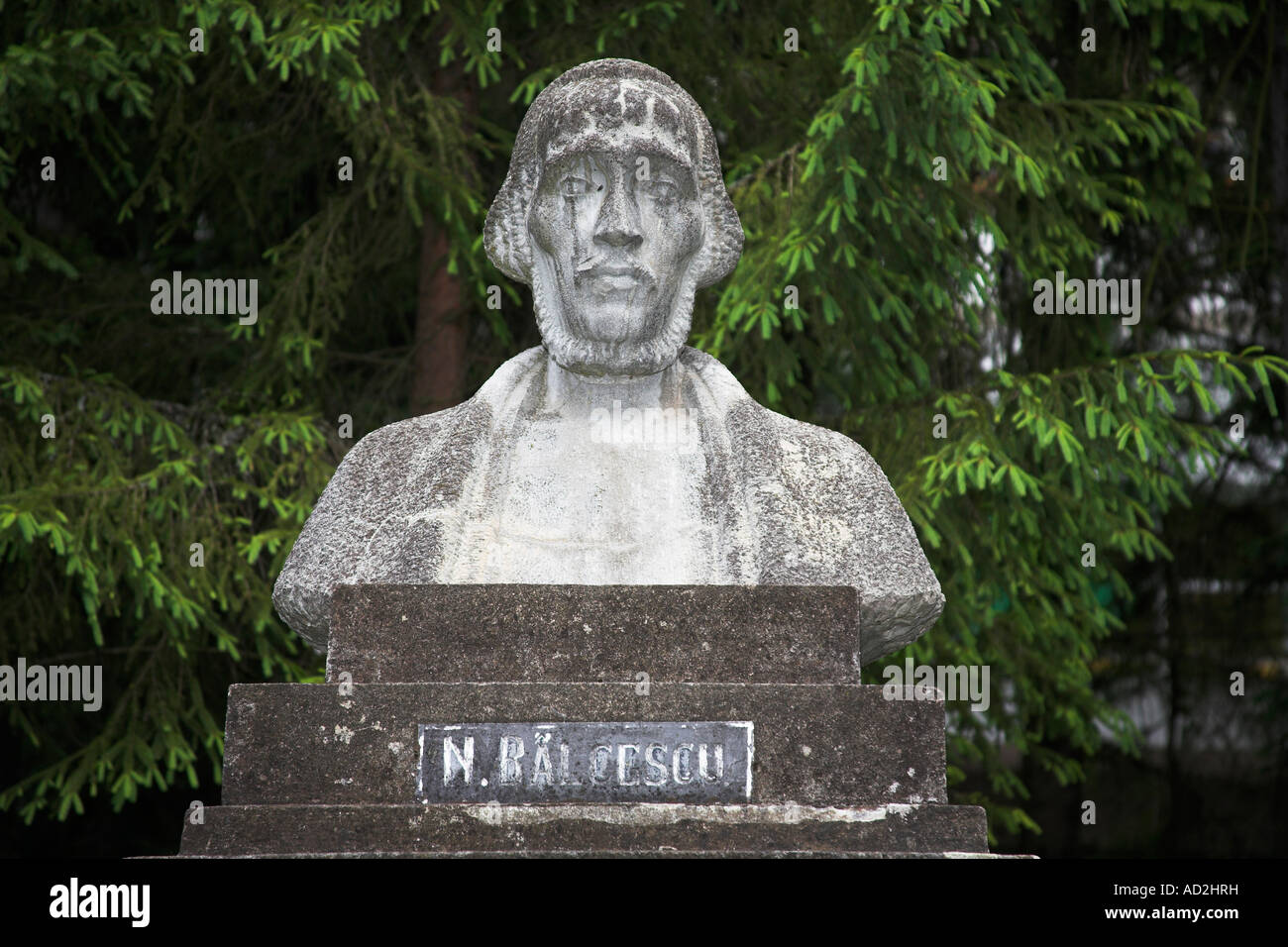 Bust of Nicolae Balcescu, Sovata, Transylvania, Romania Stock Photo - Alamy