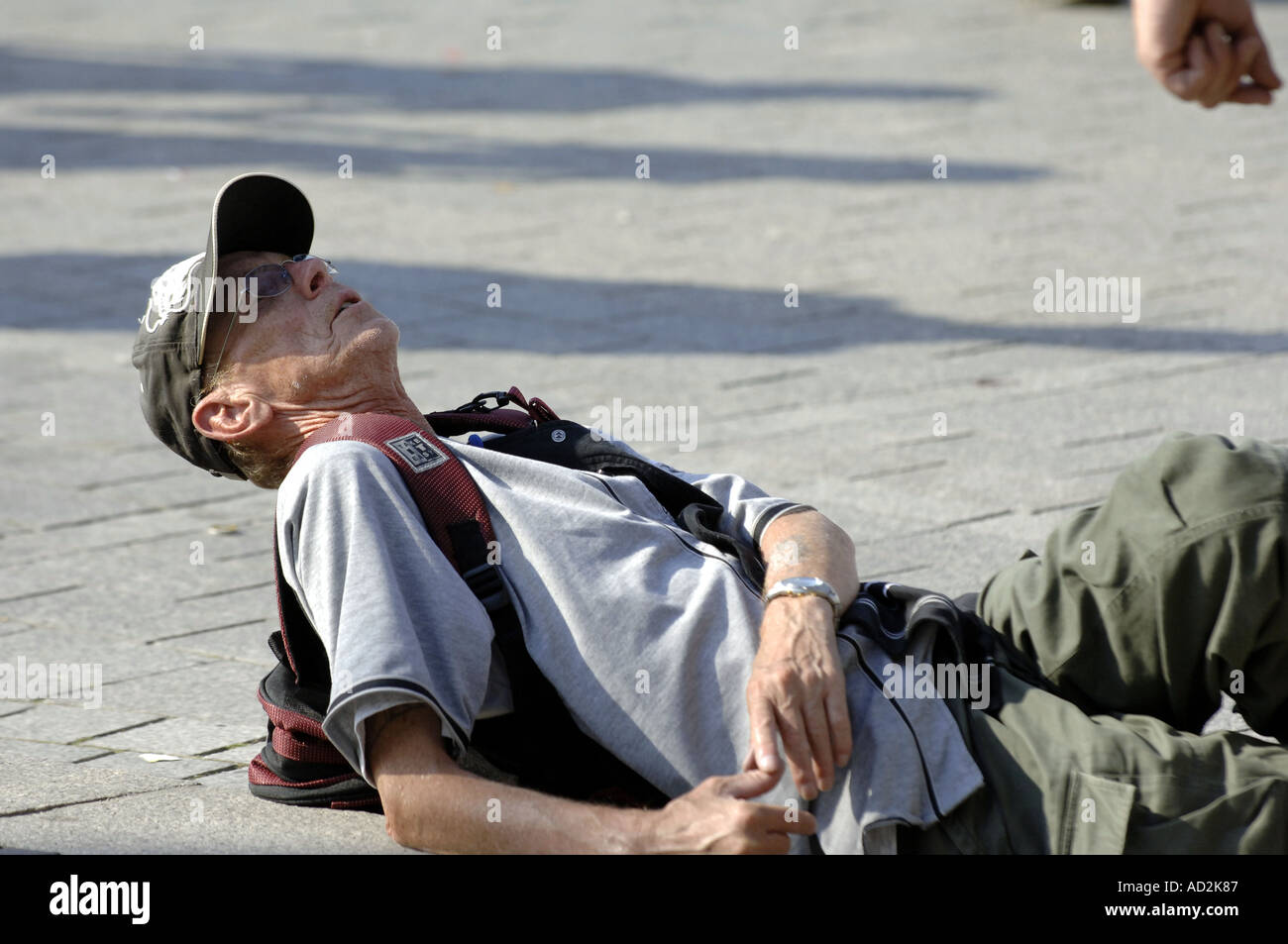 man male lie down lying Stock Photo - Alamy