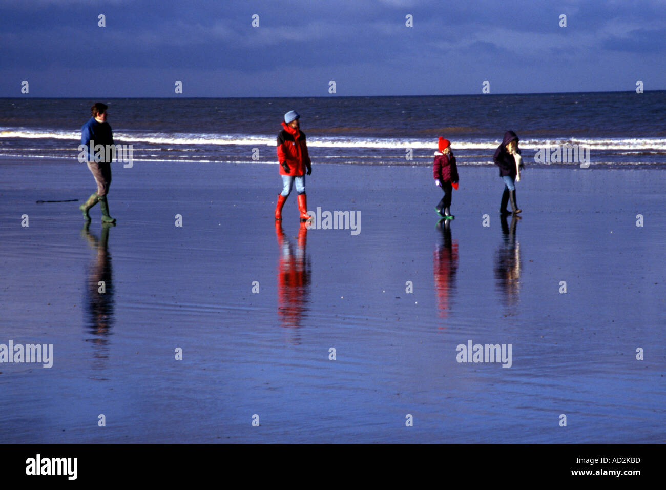Walking On the Beach Stock Photo - Alamy