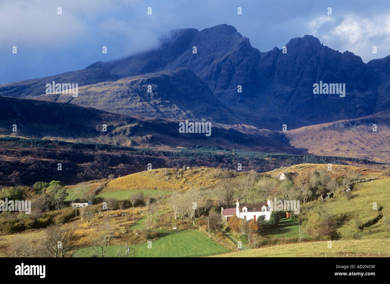 The Cuillins Mountain Range from Torrin, Isle of Skye, Highland ...