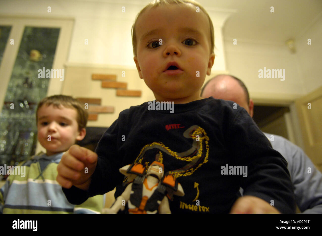 boy one infant baby young male lad kid child horizontal colour color ...