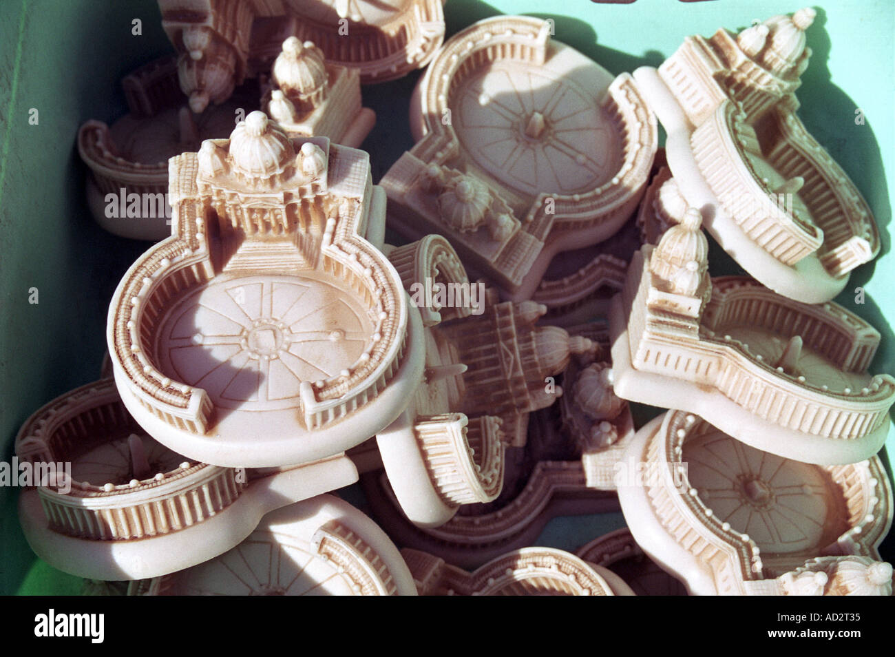 ornament models of attractions in rome italy Stock Photo - Alamy