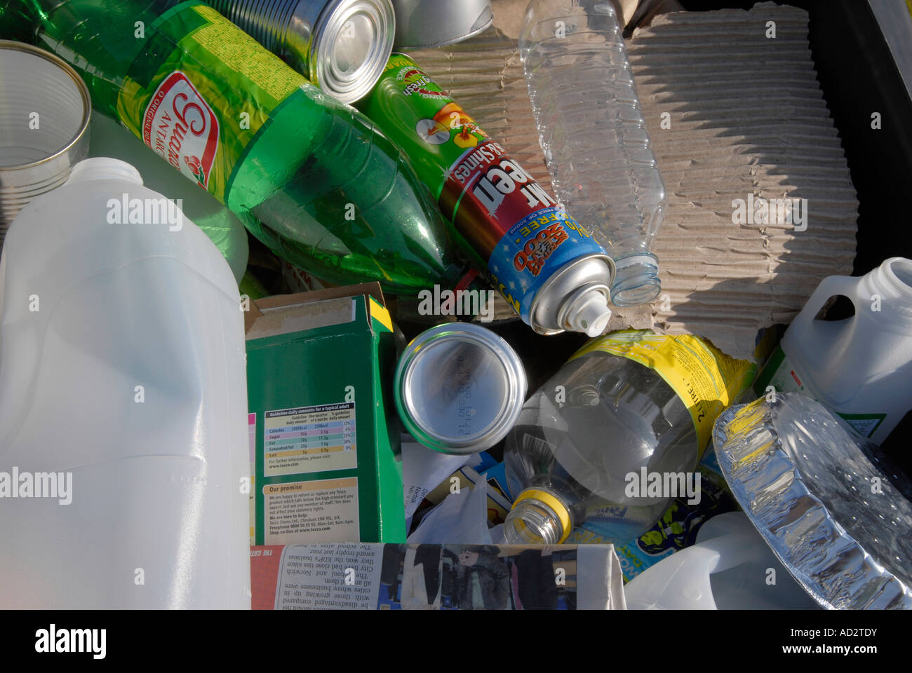Waste materials for recycling Stock Photo - Alamy