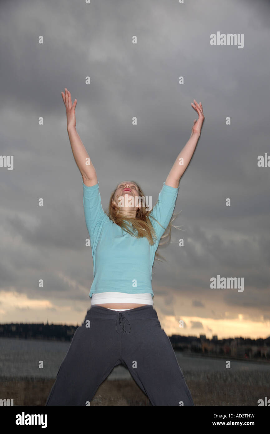 Arms Stretching Upwards High Resolution Stock Photography and Images ...