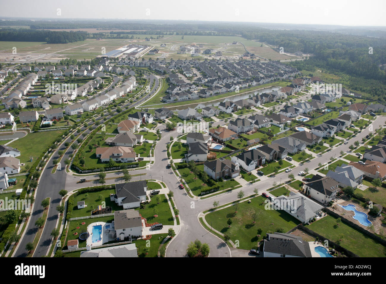 Virginia virginia beach aerial overhead above view hi-res stock ...
