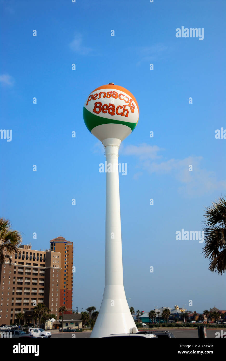 Water tower Pensacola Beach Florida Stock Photo - Alamy