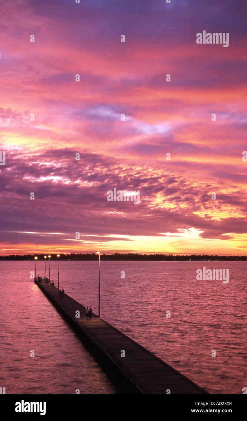 Perth, Swan River Sunset Stock Photo - Alamy