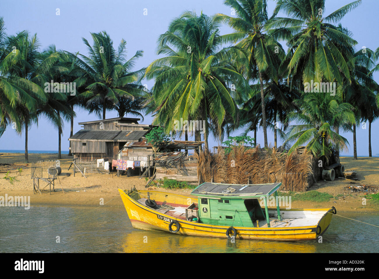 Malaysia Terengganu Marang fishing village Stock Photo - Alamy
