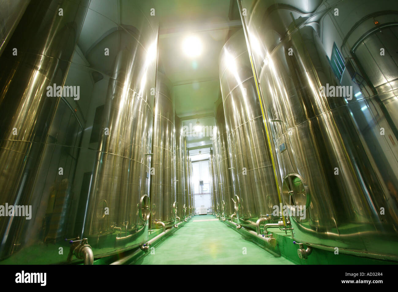 oil storage in an oil mill Stock Photo - Alamy