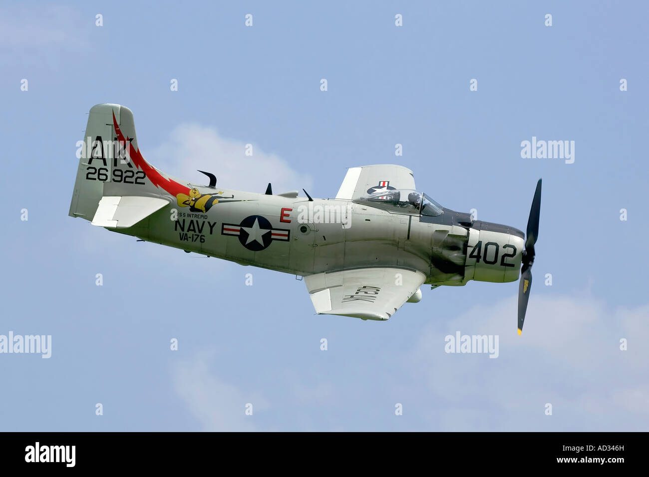 Us navy douglas a1 skyraider hi-res stock photography and images - Alamy