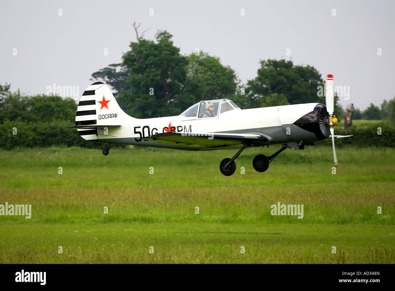 A russian Yakovlev Yak aerobatic aircraft Stock Photo - Alamy