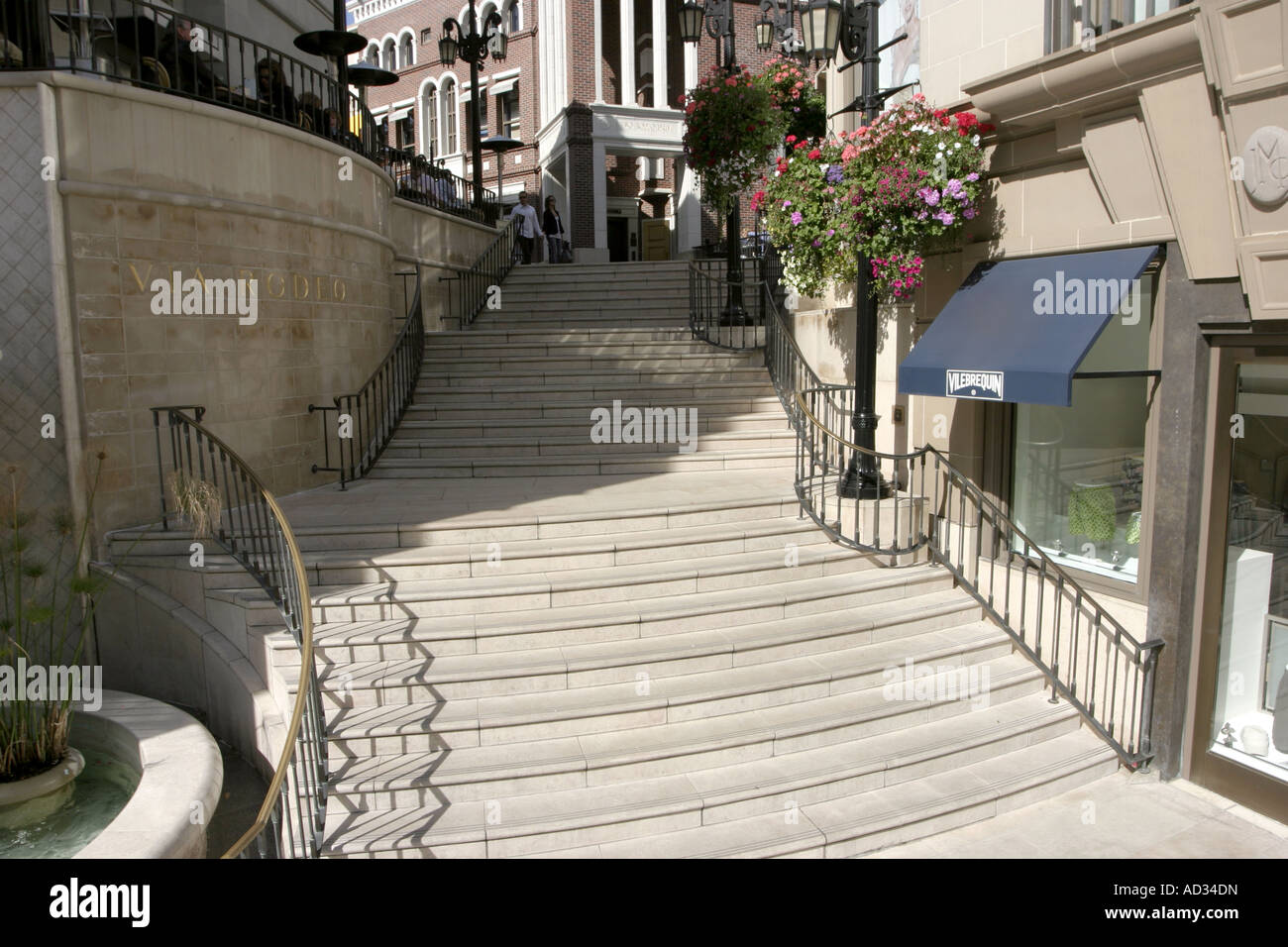 Stairs onto Via Rodeo Stock Photo - Alamy