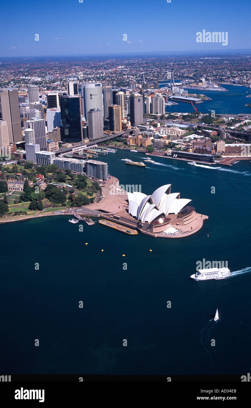 Sydney Opera House Sydney Harbour Australia aerial Stock Photo - Alamy