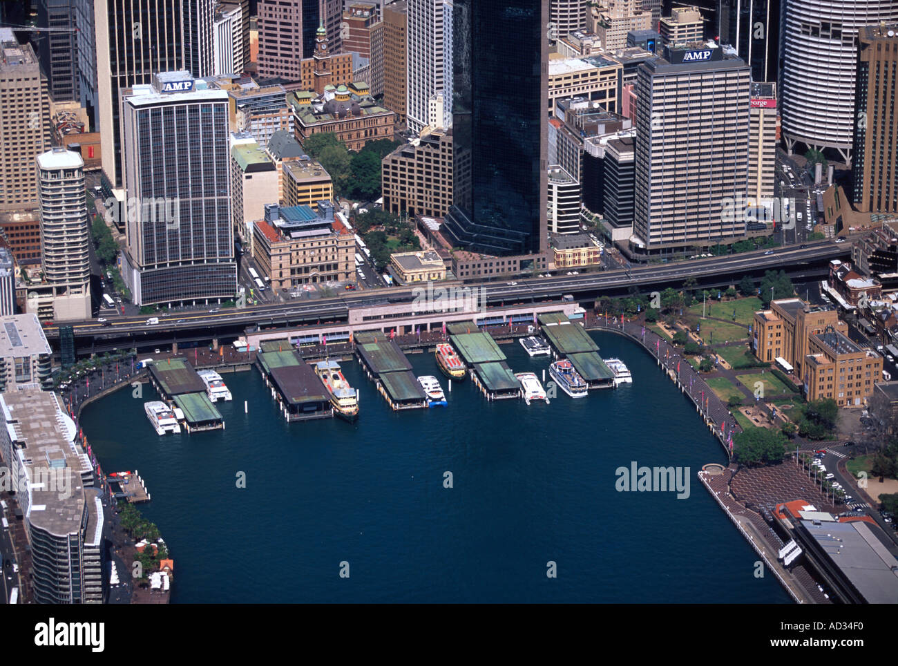 Circular quay aerial boats hi-res stock photography and images - Alamy