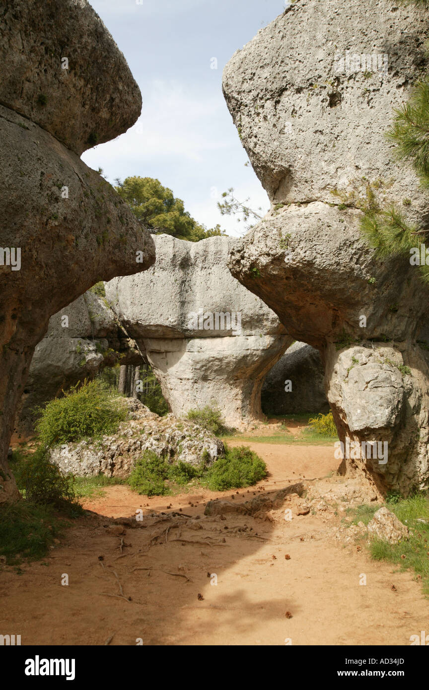 Ciudad Encantada Natural Park in Cuenca Stock Photo - Alamy