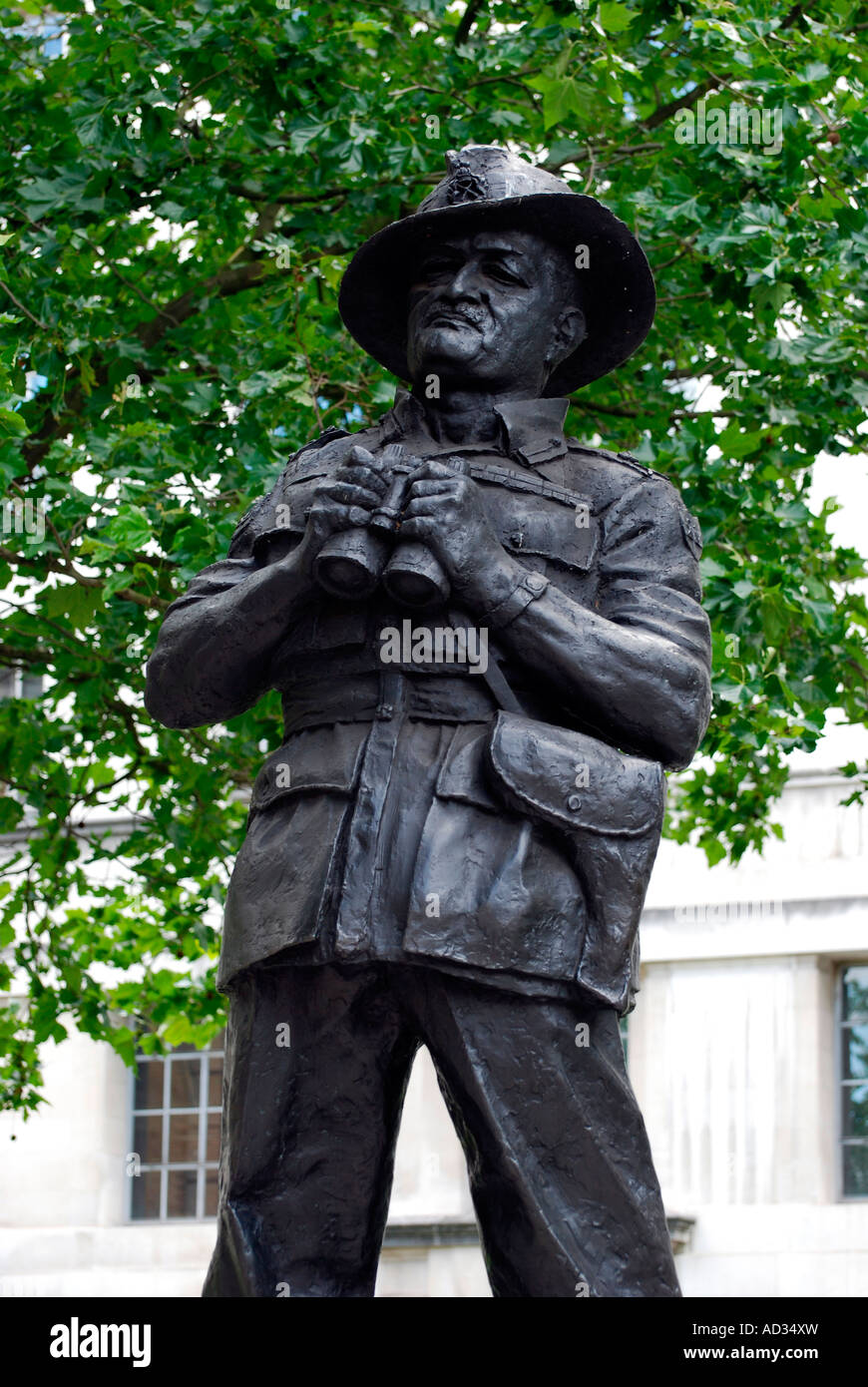 Viscount Slim Statue Stock Photo - Alamy