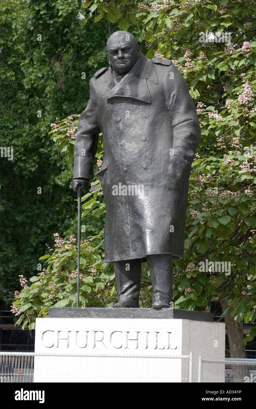 Winston Churchill statue Stock Photo - Alamy