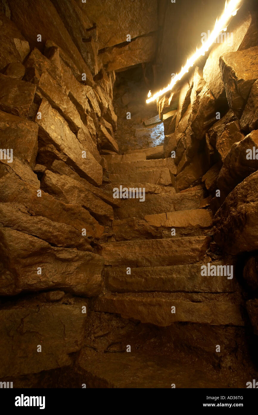 Minehowe mesolithic subterranean tomb tankerness orkney scotland uk ...