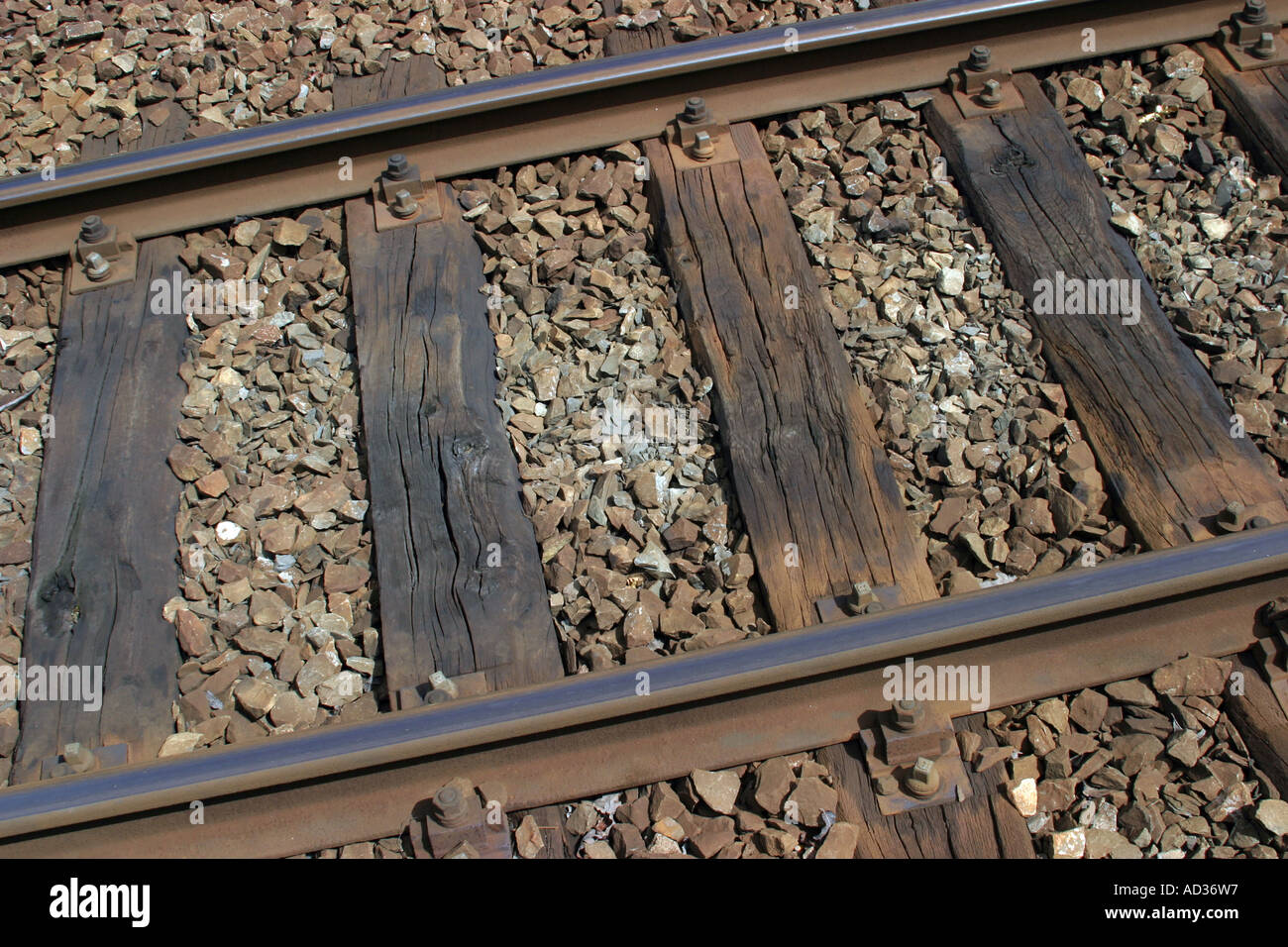 Wooden railway track hi-res stock photography and images - Alamy