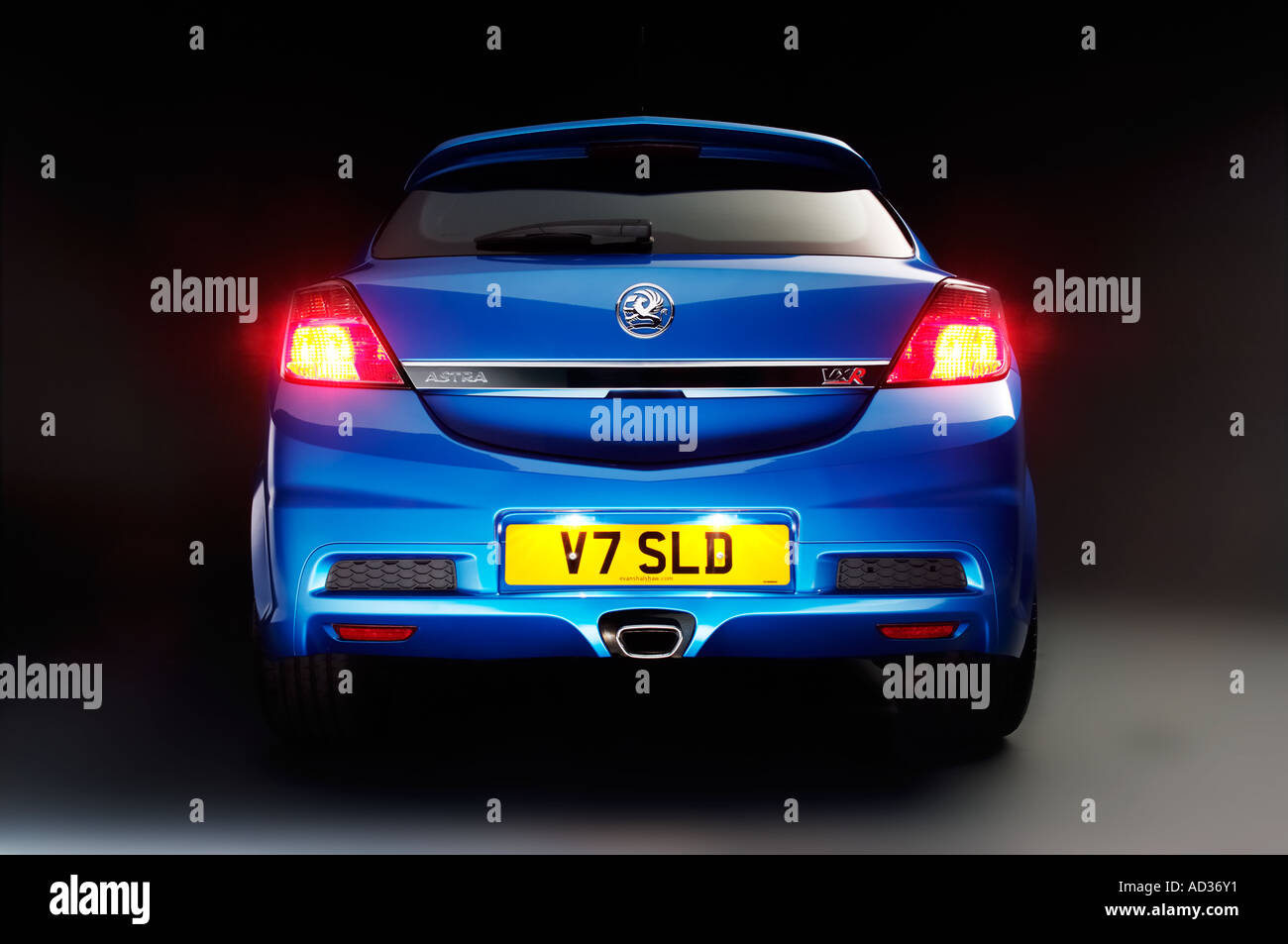 2005 Vauxhall Astra VXR in Arden metallic blue - Landscape rear profile ...