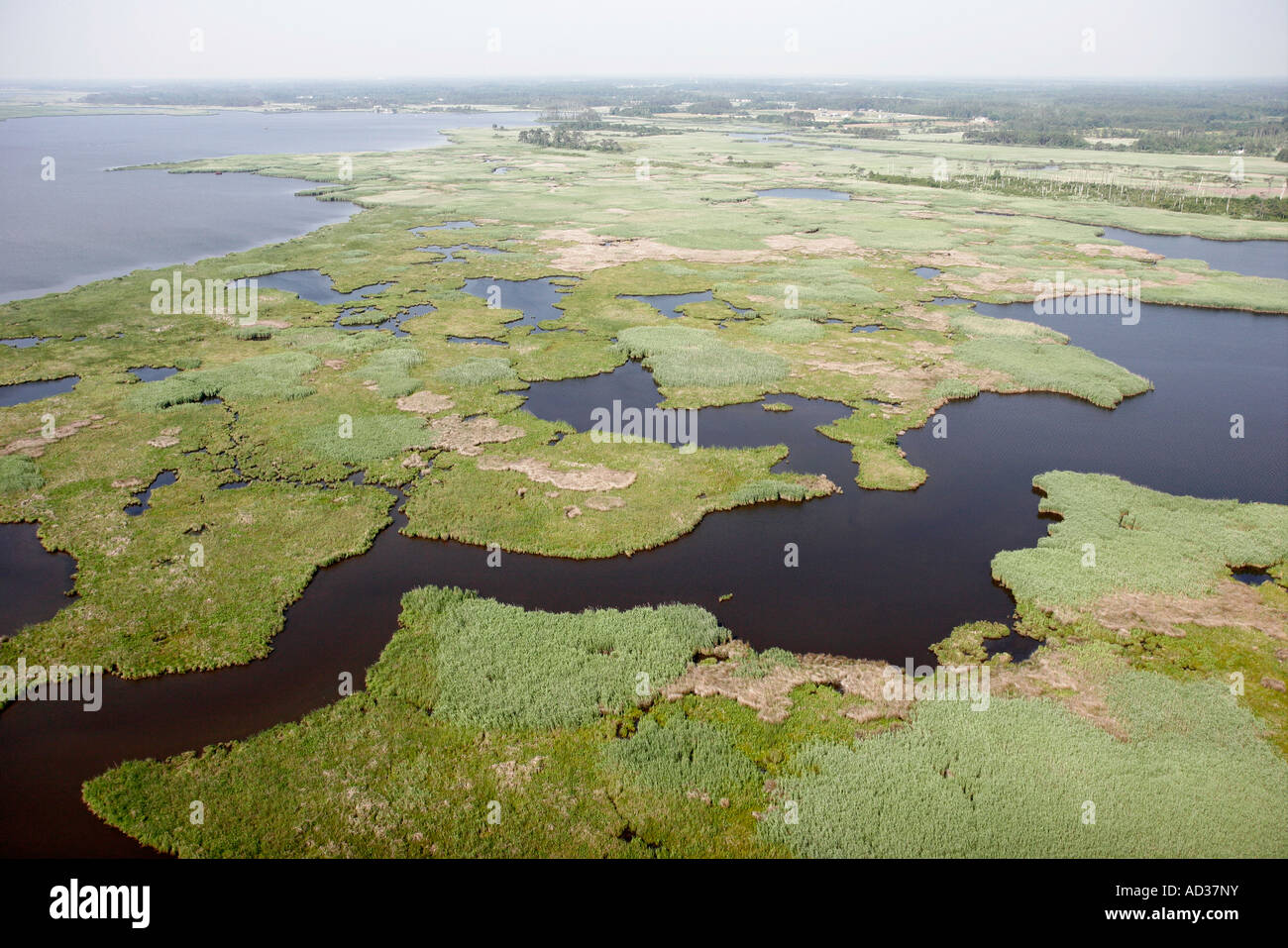 Virginia virginia beach aerial overhead above view hi-res stock ...