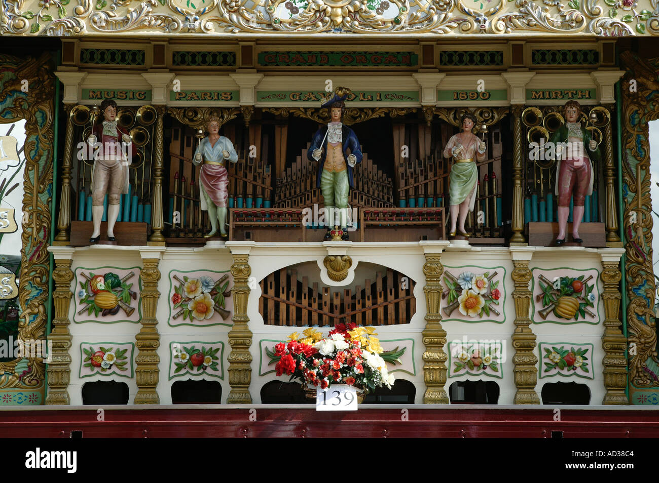 GAVIOLI STEAM FAIRGROUND ORGAN Stock Photo - Alamy