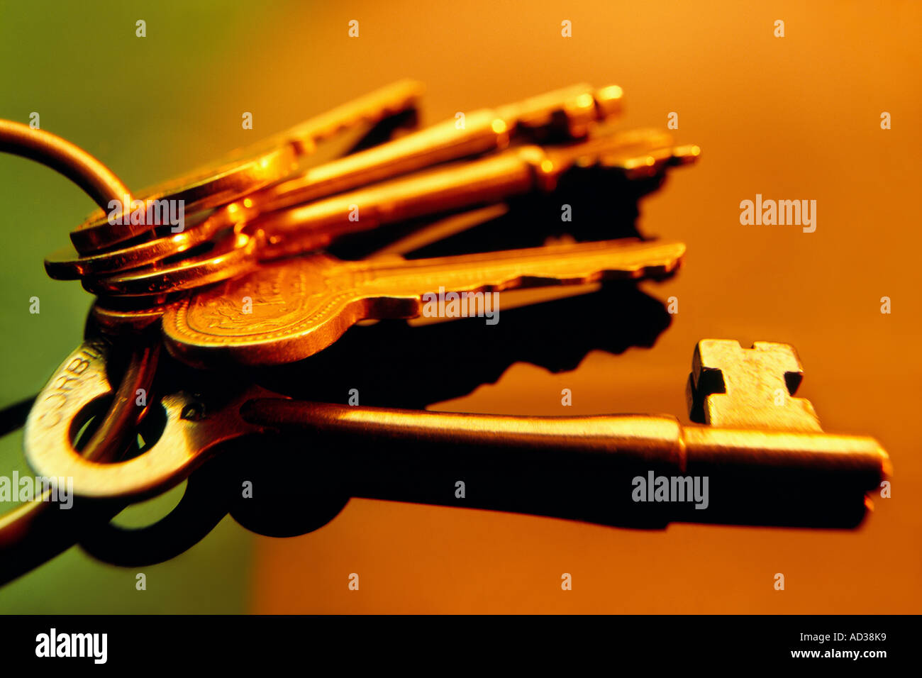 Studio illustration of a ring of keys representing accountability Stock ...