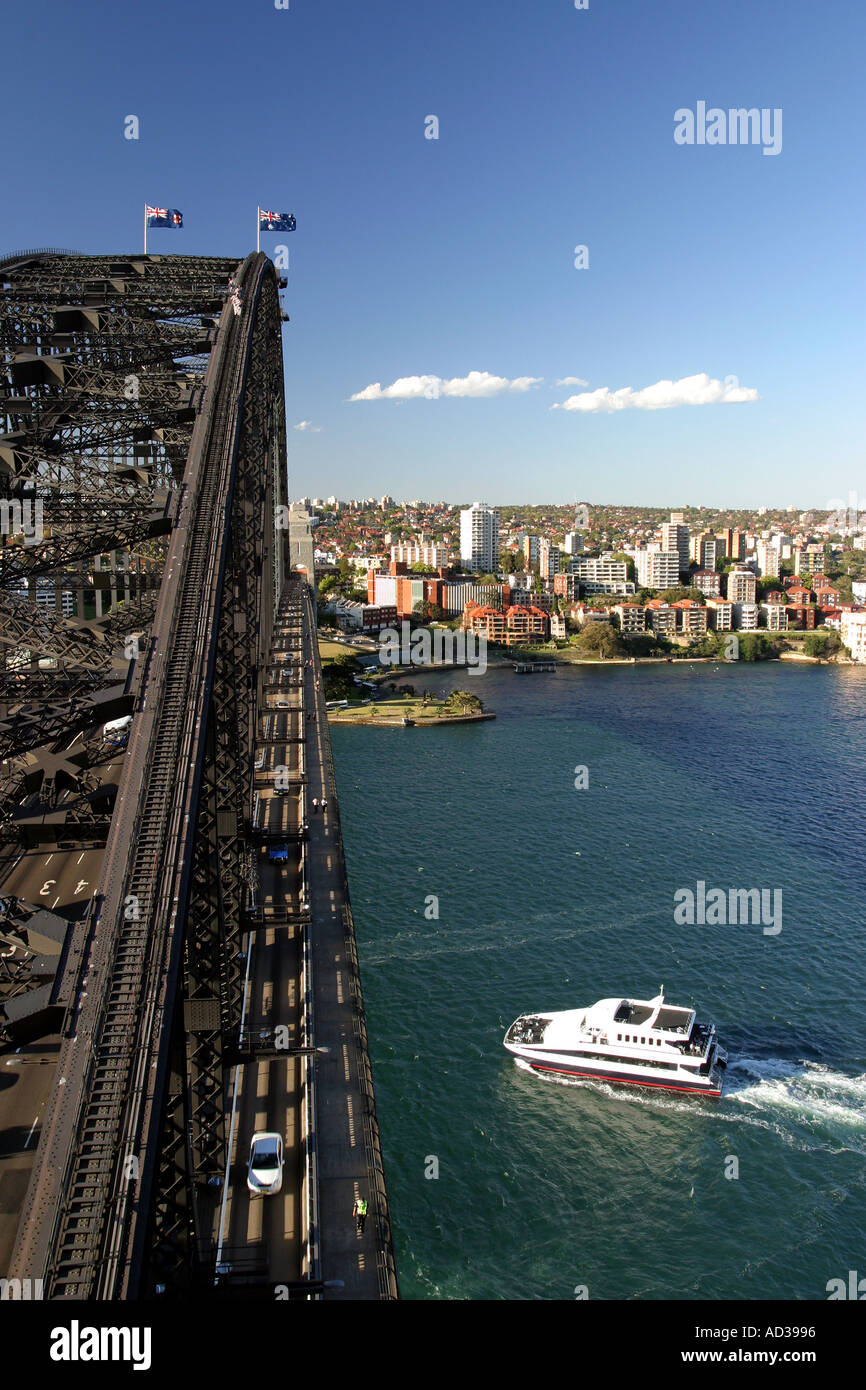 Bridge Climbers on Sydney Harbour Bridge Sydney Australia Stock Photo ...