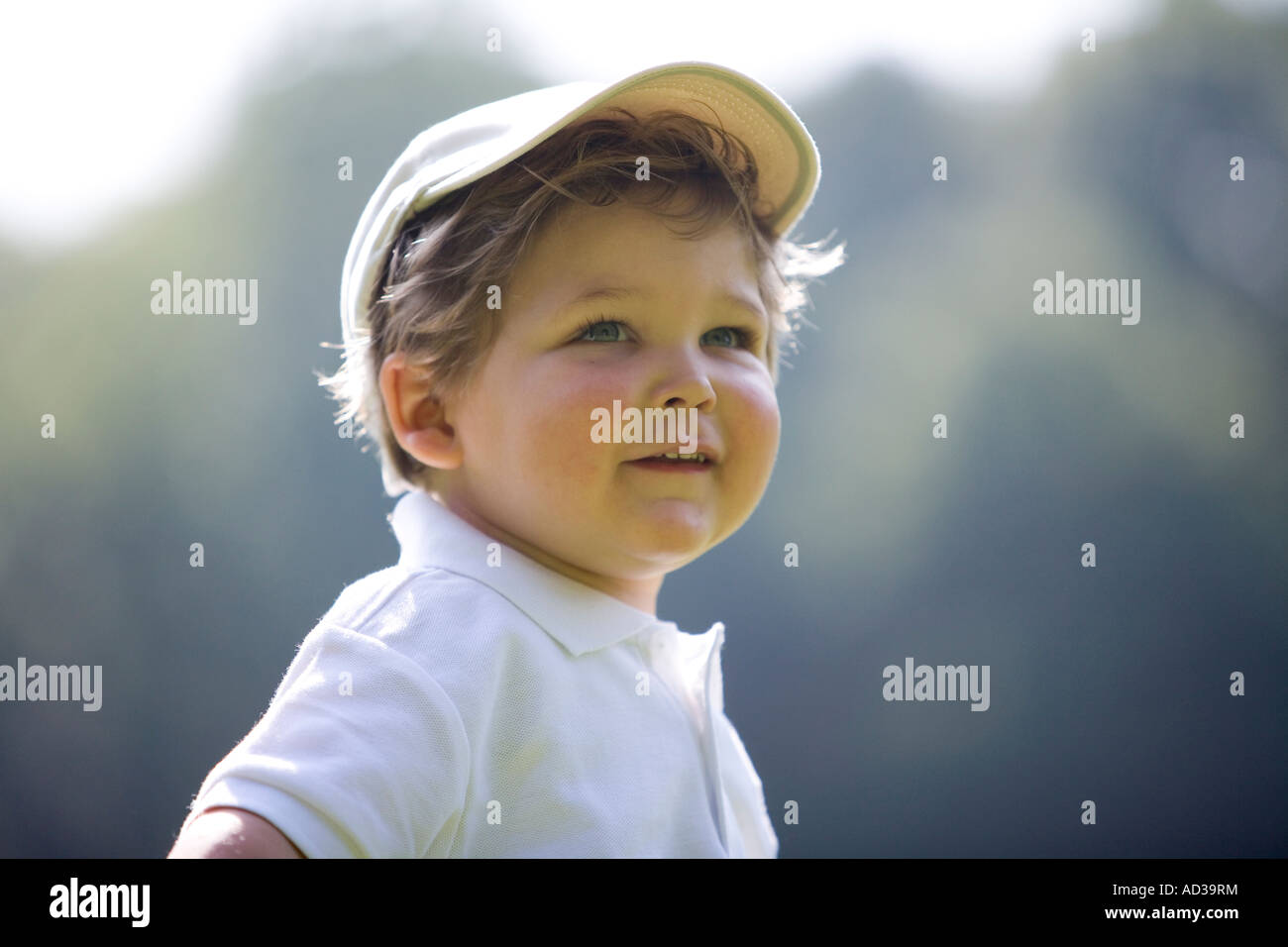 Boy with a cap hi-res stock photography and images - Alamy