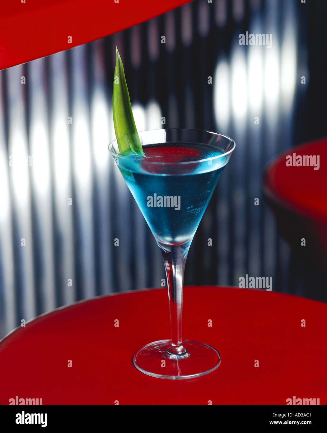 Blue Martini Cocktail Stock Photo - Alamy