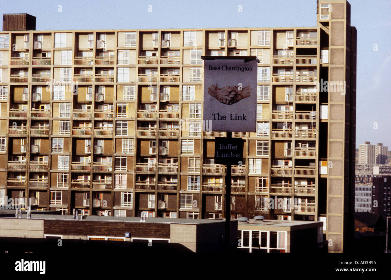 Highrise buildings in Sheffield Stock Photo - Alamy