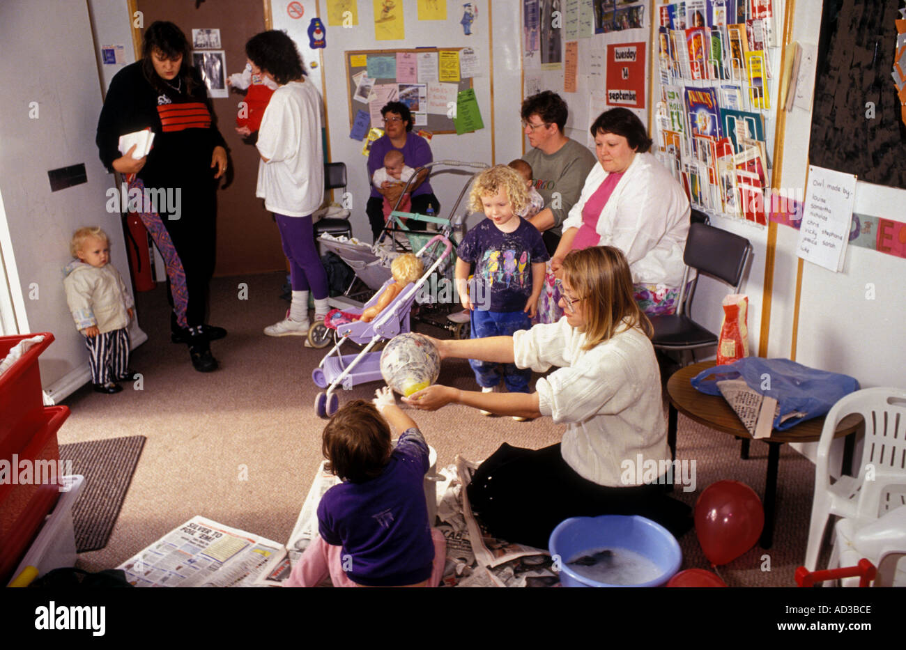 Waiting room for Health visitor surgery clinic Stock Photo - Alamy