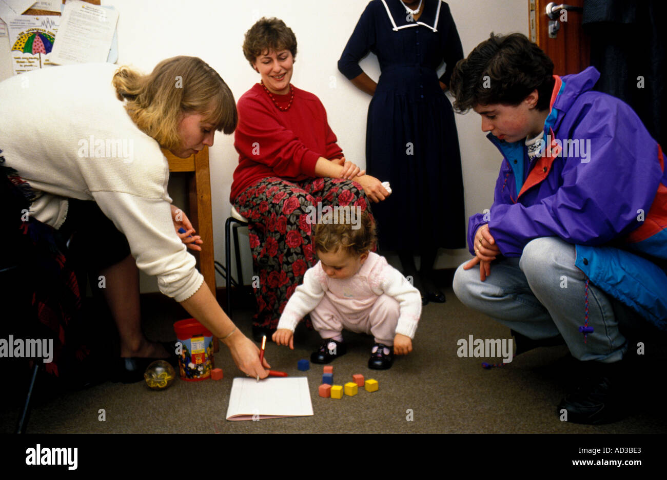 Health visitor baby mother hi-res stock photography and images - Alamy