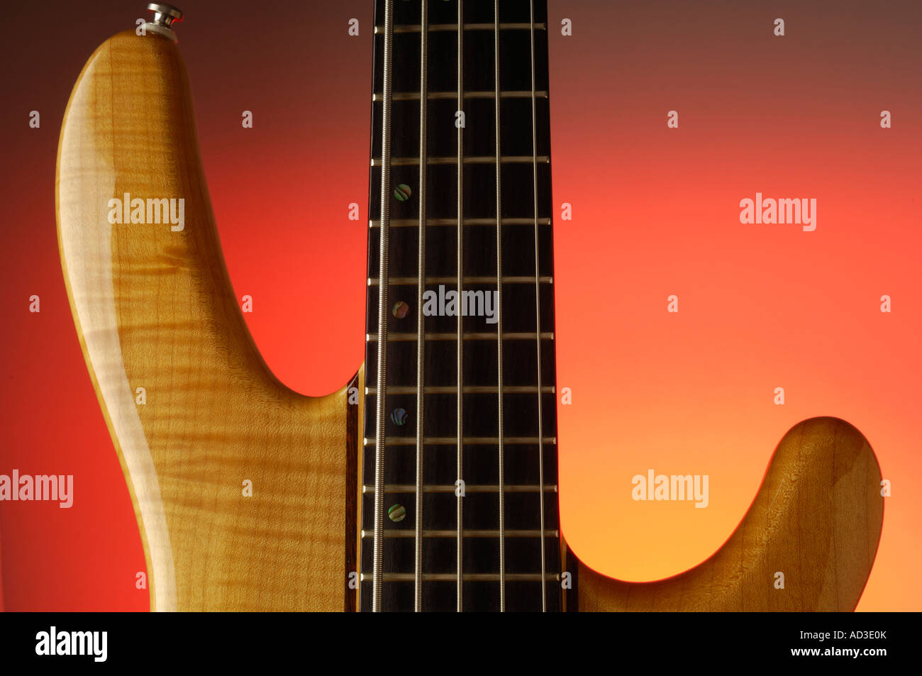 Electric bass guitar Stock Photo - Alamy