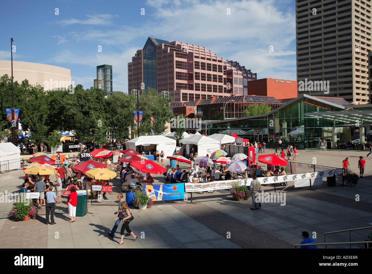 Edmonton sir winston churchill square hi-res stock photography and ...