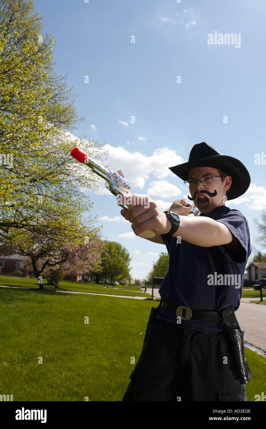 Fake cowboy hi-res stock photography and images - Alamy