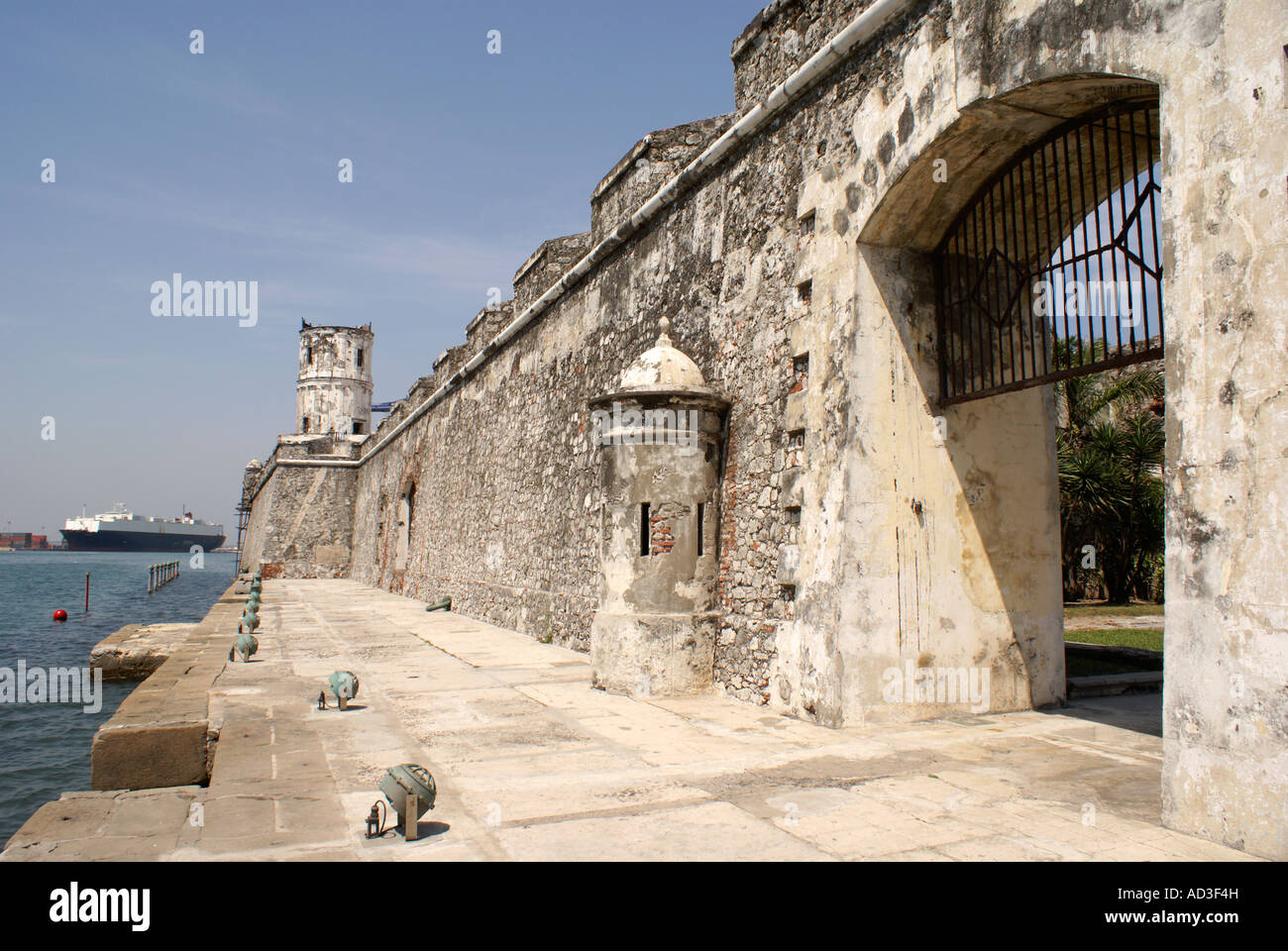 San Juan de Ulua fortress in the city of Veracruz, Mexico Stock Photo ...