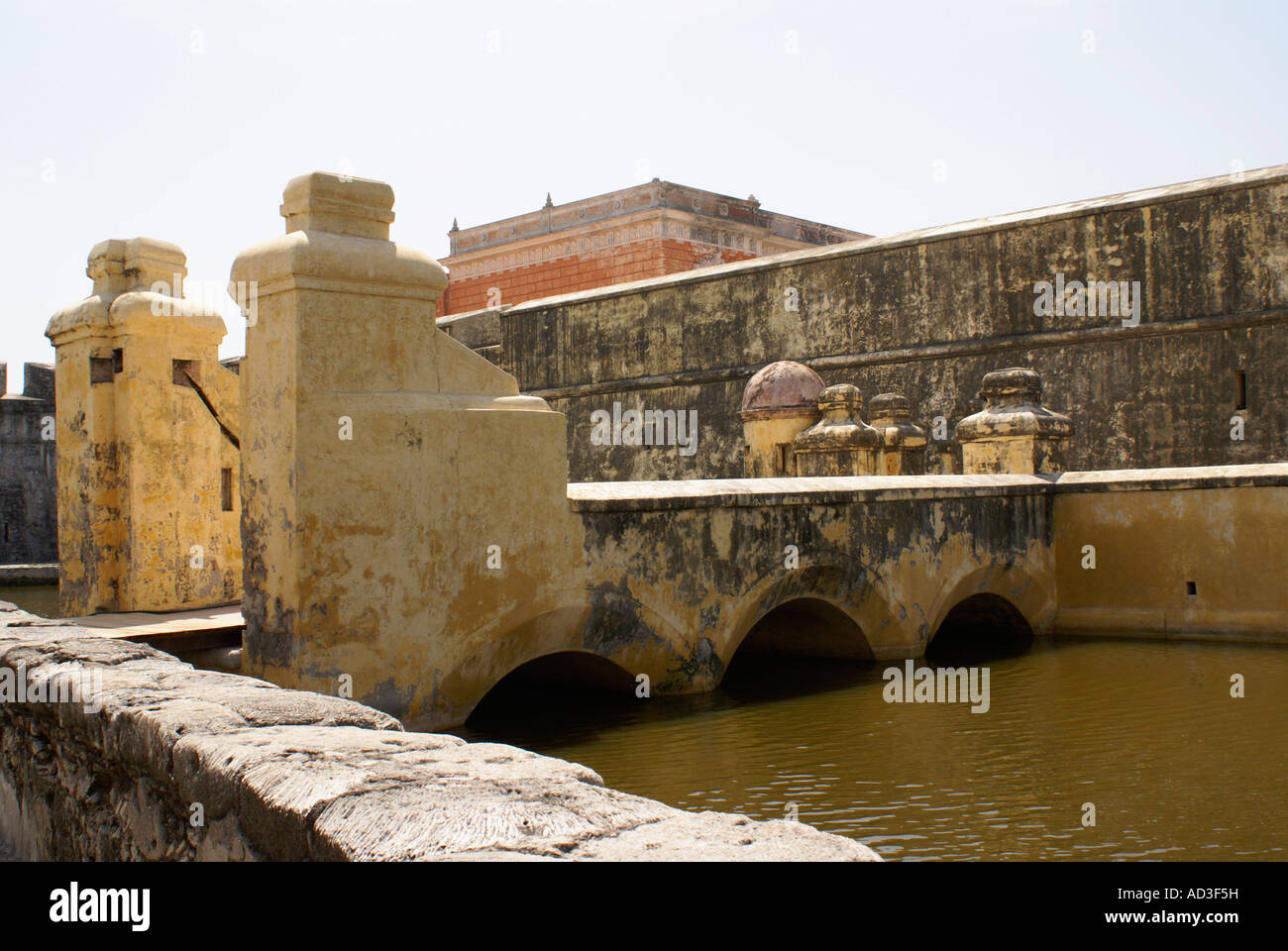 Bridge of Sighs inside the San Juan de Ulua fortress in the city of ...