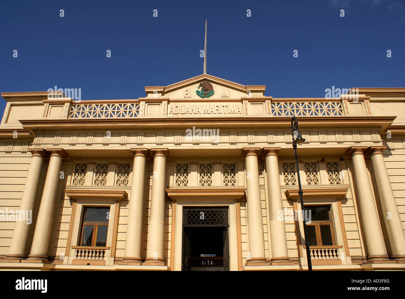 The 19th century Maritime Customs house or Aduana Maritima building in ...