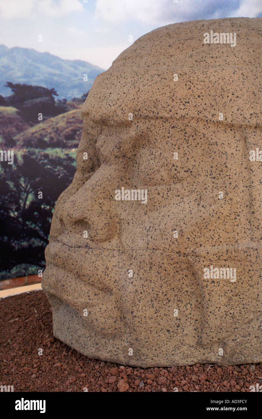 Olmec colossal stone head hi-res stock photography and images - Alamy