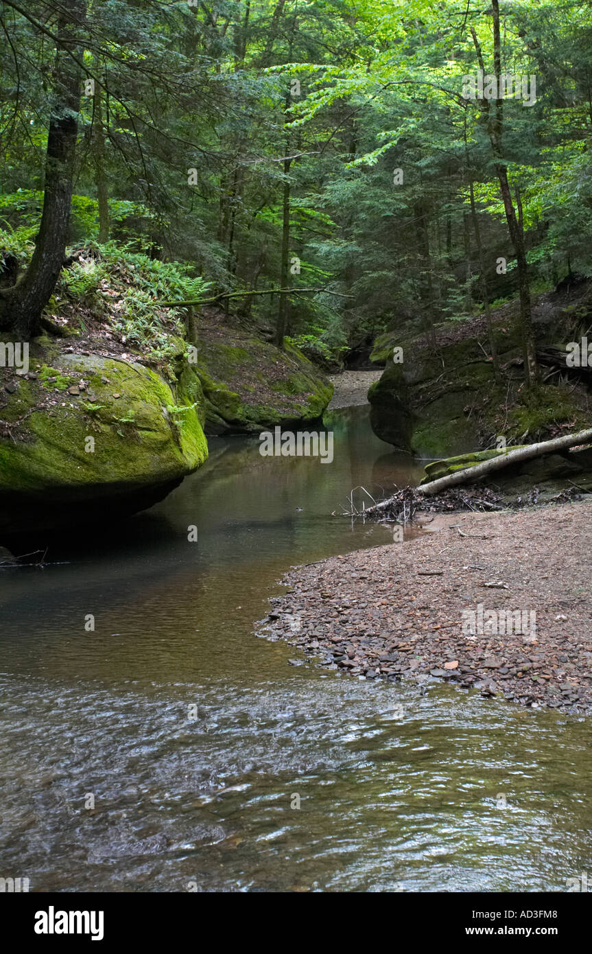 A scenic river in Hocking Hills State Park, Ohio Stock Photo - Alamy