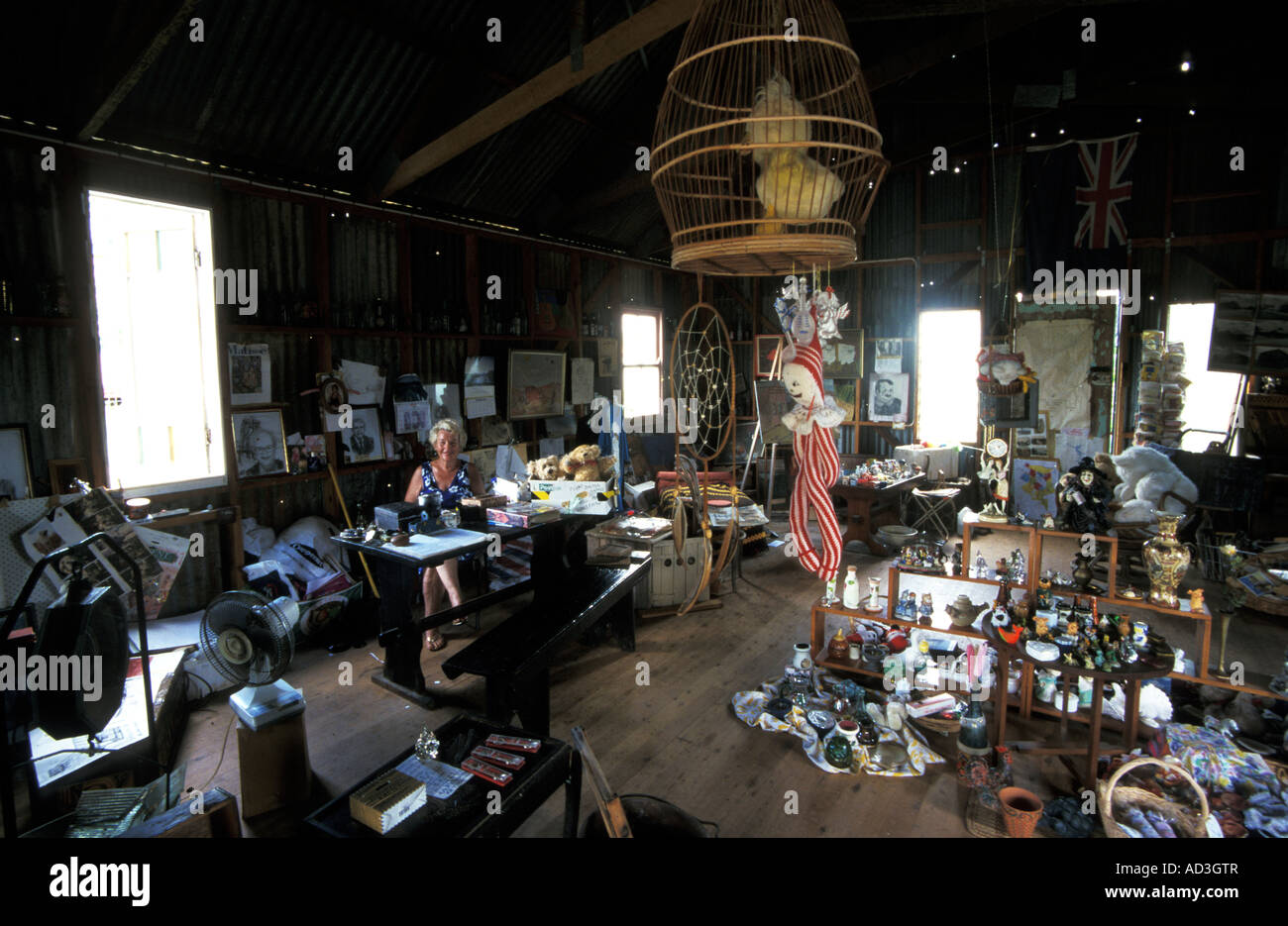 craft shop interior, ravenswood, queensland, australia Stock Photo - Alamy