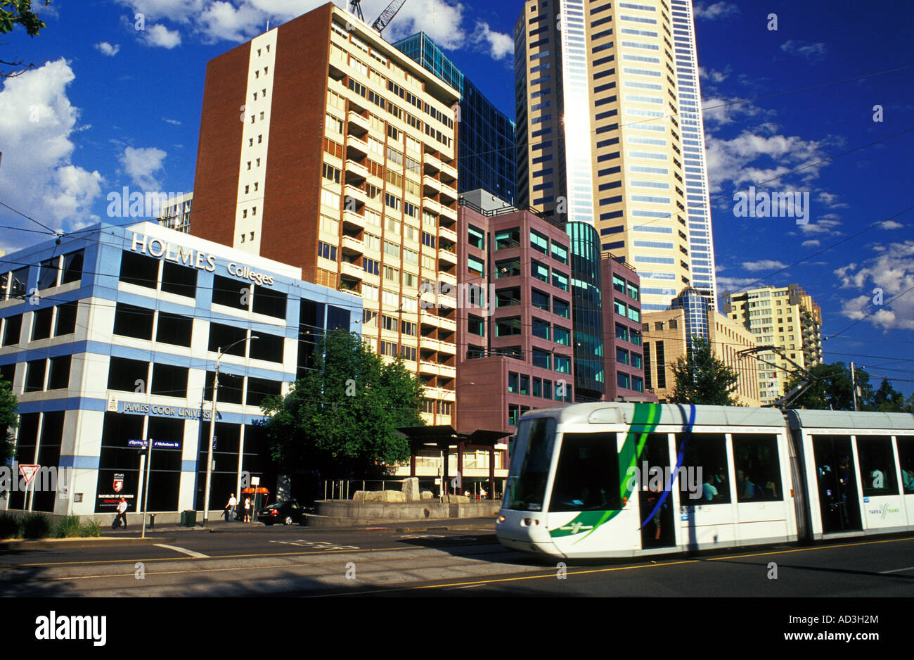 tram in spring street, melbourne, victoria, australia Stock Photo - Alamy